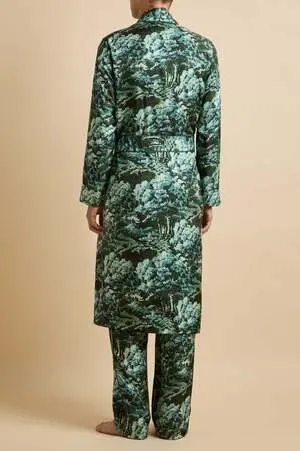 Olivia Von Halle Mescal Linden Forest Robe