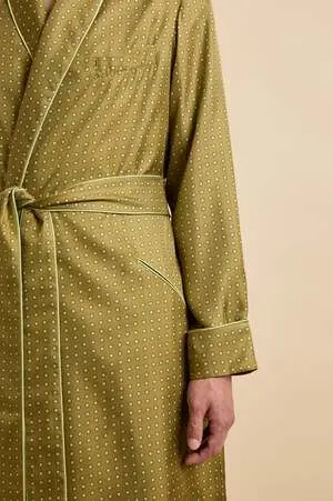 Olivia Von Halle Mescal Lucien Polka Dot Robe