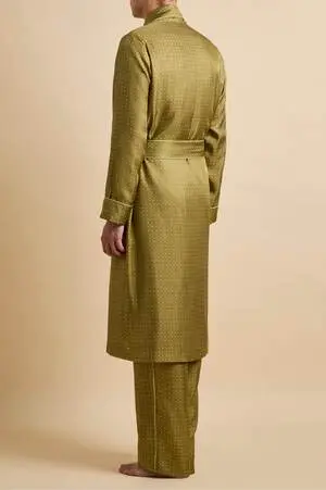 Olivia Von Halle Mescal Lucien Polka Dot Robe