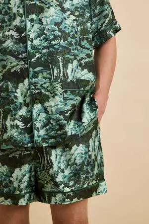Olivia Von Halle Elordi Linden Forest Pajamas