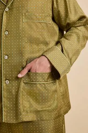 Olivia Von Halle Laurent Lucien Polka Dot Pajamas