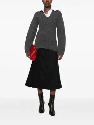 THE LATEST Erica Wool Blend Midi Dress