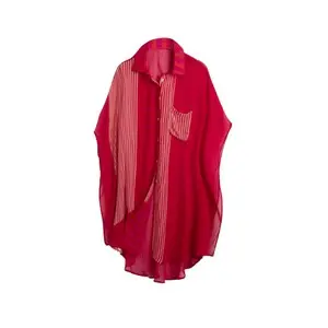 Saachi Flowy Striped Oversized Shirt