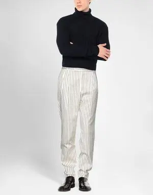 Dolce & Gabbana Pants Ivory Size Cotton, Silk