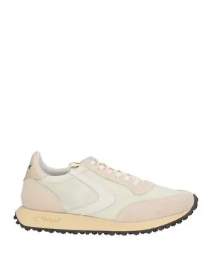 VALSPORT Sneakers Size Leather, Textile Fibers - Beige