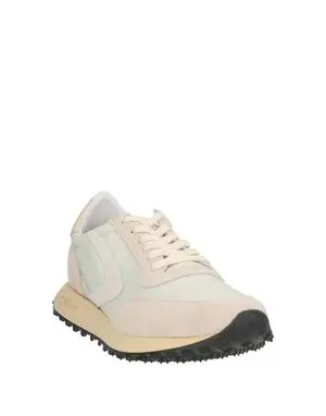 VALSPORT Sneakers Size Leather, Textile Fibers - Beige