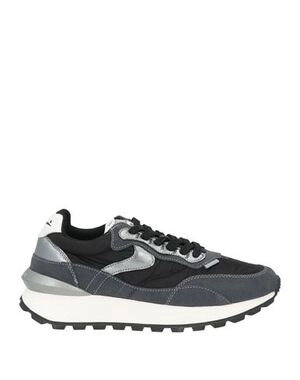 VOILE BLANCHE Sneakers Size Leather, Textile Fibers - Black