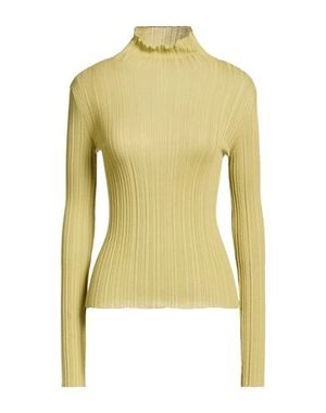 Agnona Turtleneck Lime Size Cashmere, Silk - Green