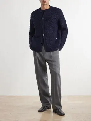 Valentino Garavani Wool And Cashmere-blend Cardigan