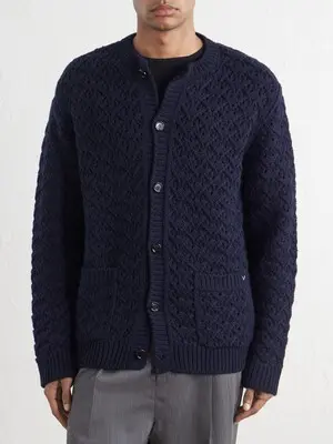 Valentino Garavani Wool And Cashmere-blend Cardigan