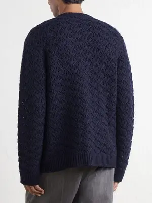 Valentino Garavani Wool And Cashmere-blend Cardigan