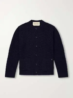 Valentino Garavani Wool And Cashmere-blend Cardigan