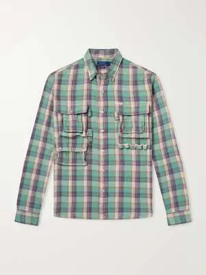 Polo Ralph Lauren Checked Cotton-flannel Shirt - Green