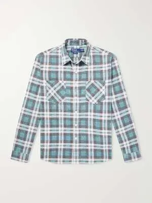 Polo Ralph Lauren Checked Cotton-flannel Shirt - Blue