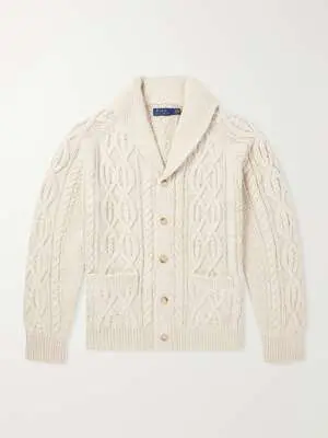 Polo Ralph Lauren Cable-knit Cotton Cardigan - Ecru