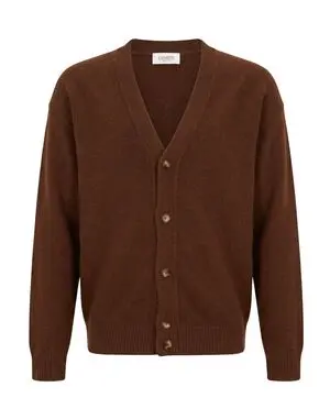 LANEUS Cardigan Chocolate Size Cashmere, Silk, Polyester