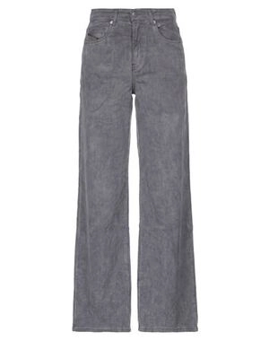 DIESEL® Pants Size Cotton, Elastane - Grey