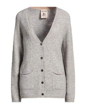 SEMICOUTURE Cardigan Size Virgin Wool, Polyamide, Cashmere, Elastane - Grey