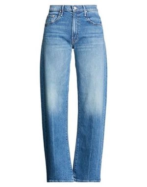 MOTHER Jeans Size Cotton, Elastane - Blue