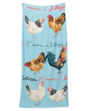 Dolce & Gabbana Maxi Skirt Sky Size Viscose