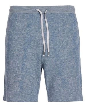 MAISON MARGIELA Shorts & Bermuda Shorts Slate Size Linen, Cotton, Polyester - Blue
