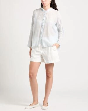 Crossley Shirt Size Cotton, Silk - Light Grey