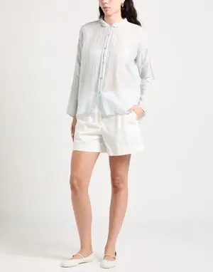 Crossley Shirt Size Cotton, Silk - Light Grey