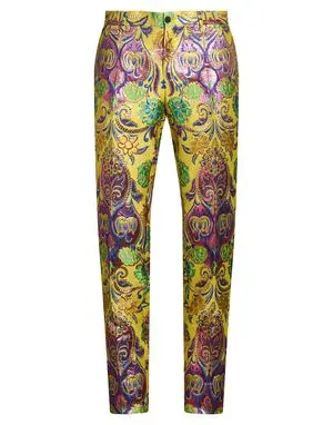 Dolce & Gabbana Pants Mustard Size Polyester, Metallic Polyester