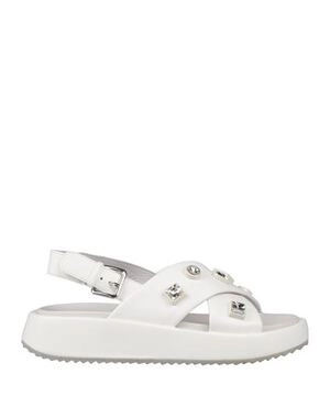 APEPAZZA Sandals Size Textile Fibers - White