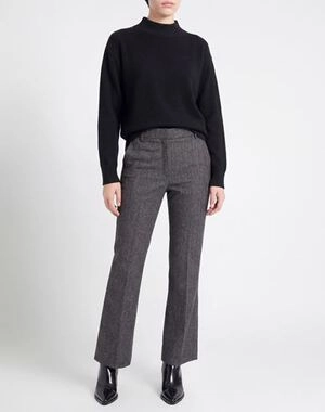 DEPARTMENT 5 Pants Charcoal Size Wool, Polyester, Polyacrylic, Silk, Elastane