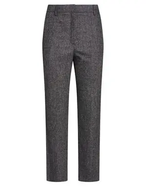 DEPARTMENT 5 Pants Charcoal Size Wool, Polyester, Polyacrylic, Silk, Elastane