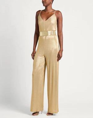 Elisabetta Franchi Jumpsuit Size Viscose, Elastane - Gold