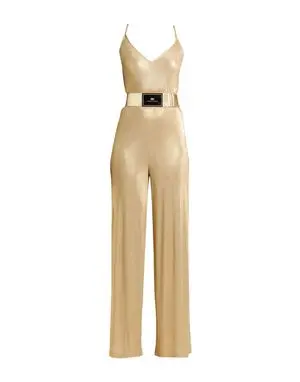 Elisabetta Franchi Jumpsuit Size Viscose, Elastane - Gold
