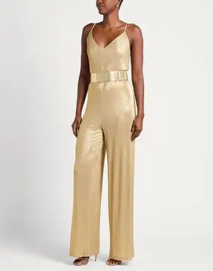 Elisabetta Franchi Jumpsuit Size Viscose, Elastane - Gold