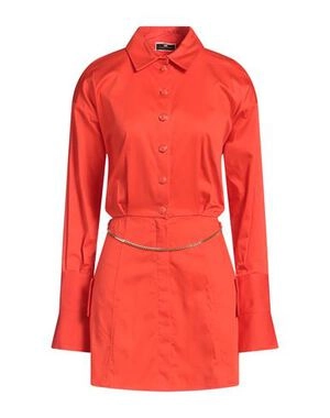 Elisabetta Franchi Mini Dress Size Cotton, Elastane - Red