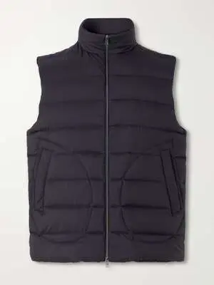 Herno Ecoage Quilted Padded Down Gilet - Navy