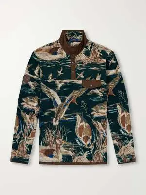 Polo Ralph Lauren Camouflage-print Flannel Sweater - Green