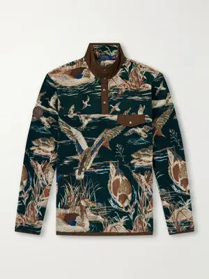 Polo Ralph Lauren Camouflage-print Flannel Sweater - Green