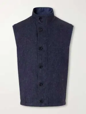Dunhill Reversible Gilet - Navy