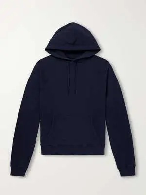 A.p.c. Thimothe Cotton-jersey Hoodie - Navy