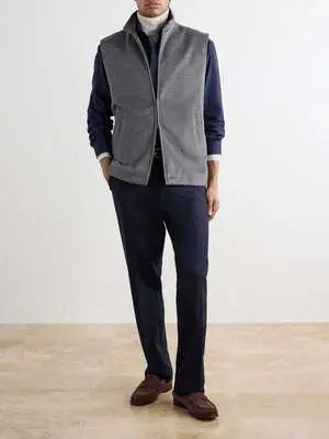 Herno Wool And Cashmere-blend Vest