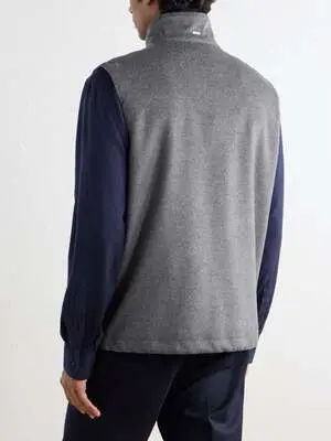 Herno Wool And Cashmere-blend Vest