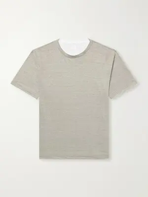 Eleventy Eleventy - Linen T-Shirt - Men - Green - L Green