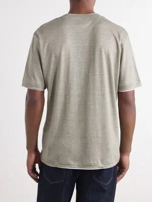 Eleventy Linen T-shirt - Green