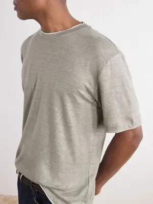 Eleventy Linen T-shirt - Green