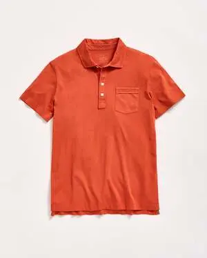 Billy Reid Pensacola Polo - Brick