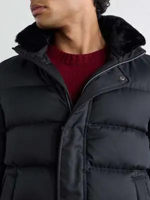 Herno Arendelle Plush-trimmed Quilted Shell Down Jacket