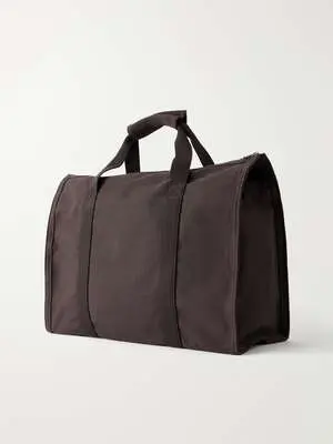 A.p.c. Recuperation Logo-printed Webbing-trimmed Cotton-canvas Tote Bag