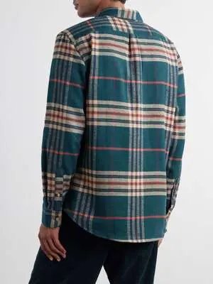 Portuguese Flannel Cervo Checked Cotton-flannel Shirt