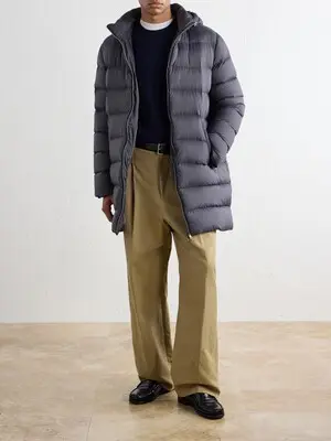 Herno Ecoage Padded Quilted Down Jacket - Gray